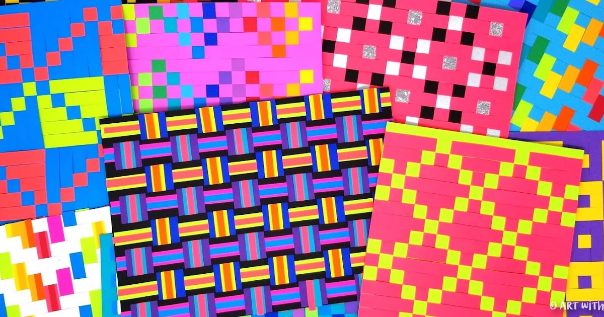 Paper Weaving with Templates Art With Mrs Nguyen