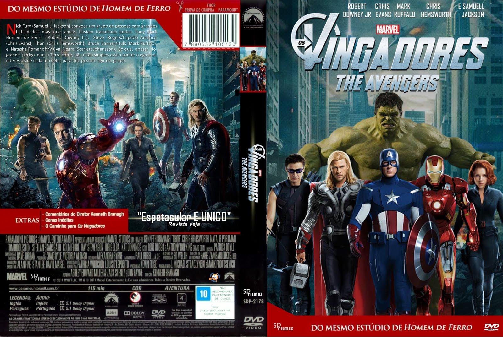 OS VINGADORES ~ CAPAS DE FILMES EM DVD