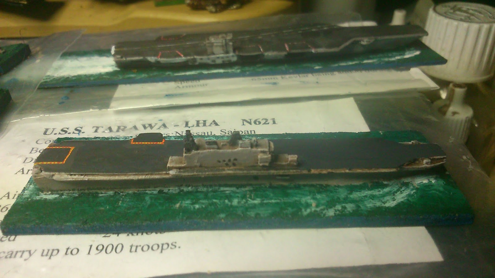 Model kits and Wargames: US Modern Naval 1/3000 Warships Navwar