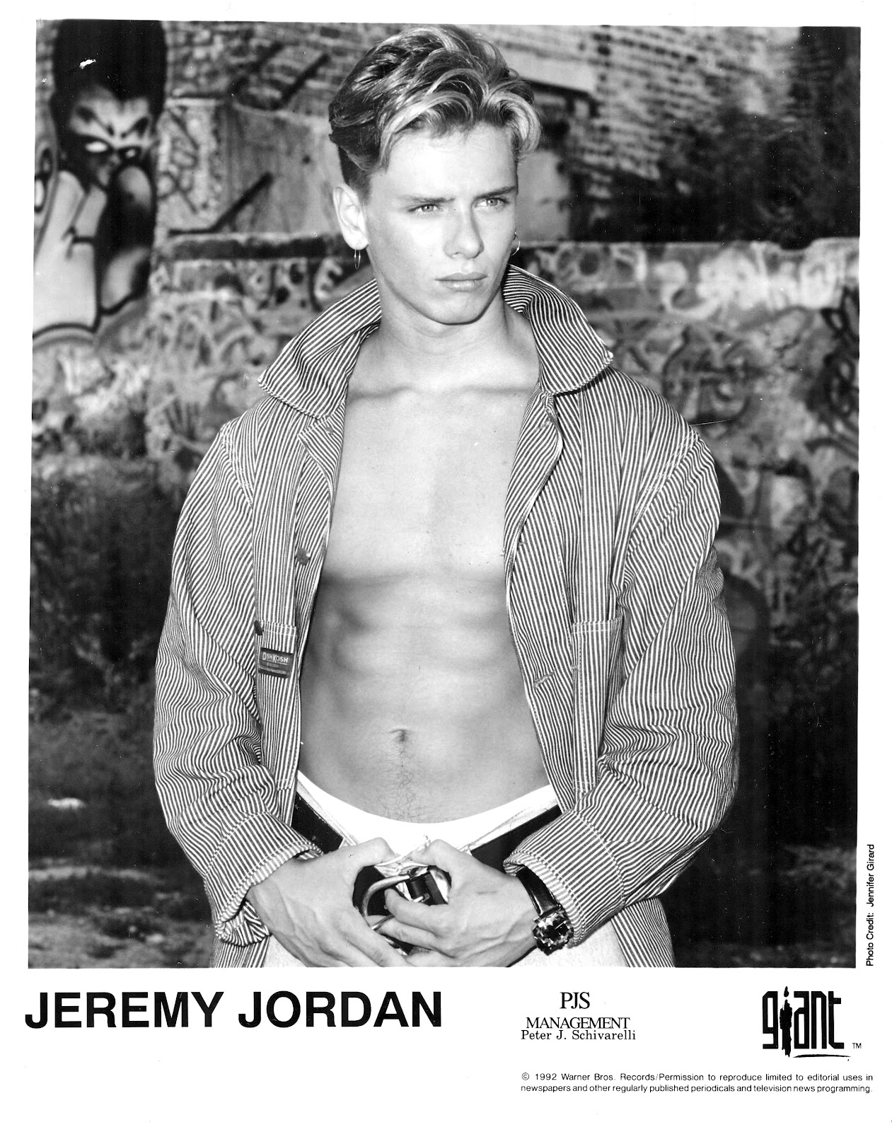 Lansure's Music Paraphernalia: JEREMY JORDAN | Press Kit | Memorabilia