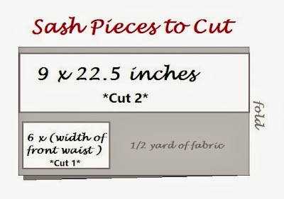 How to Make a Child's Sash With 1/2 Yard of Fabric