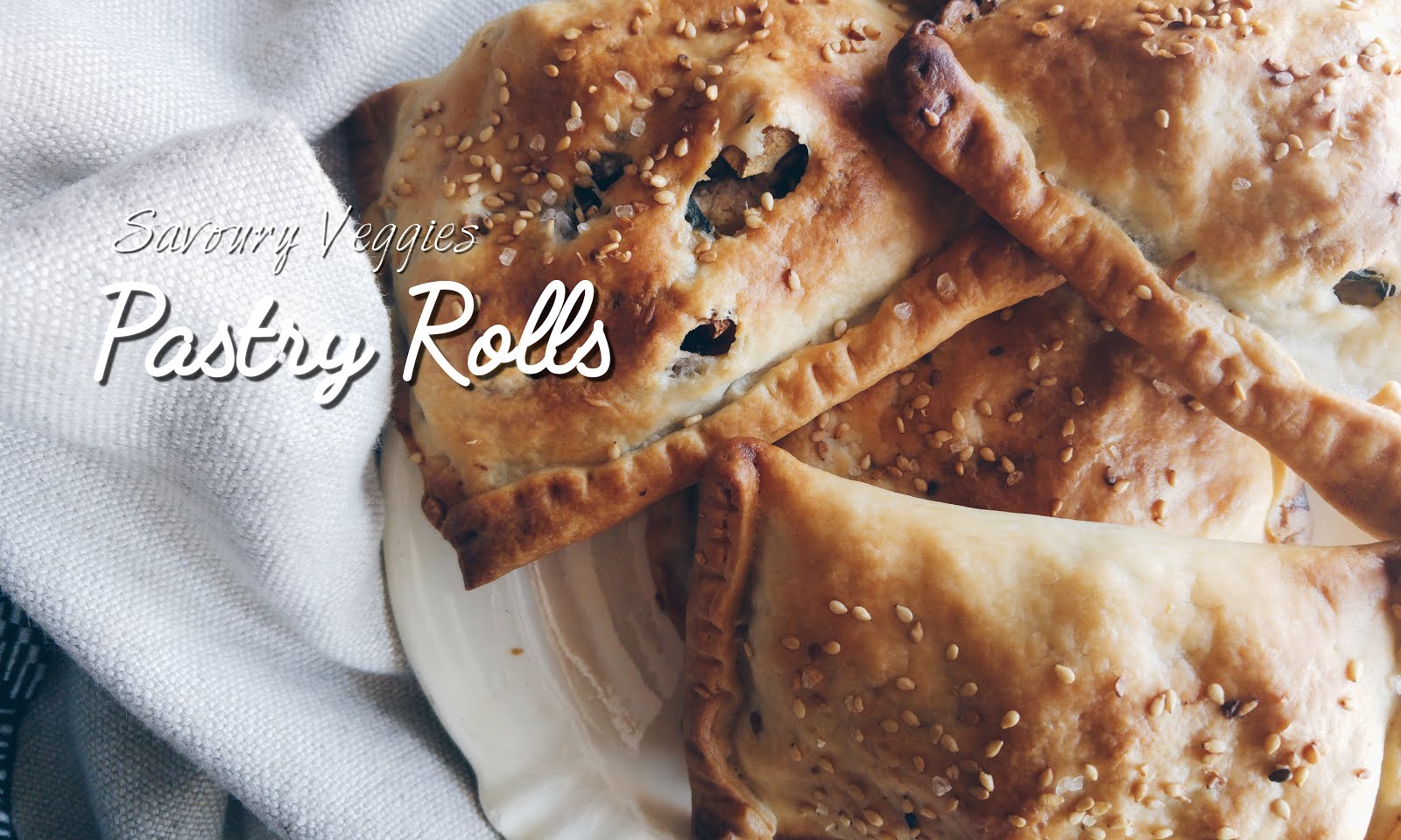 More than salads: Savoury Veggies Pastry Rolls