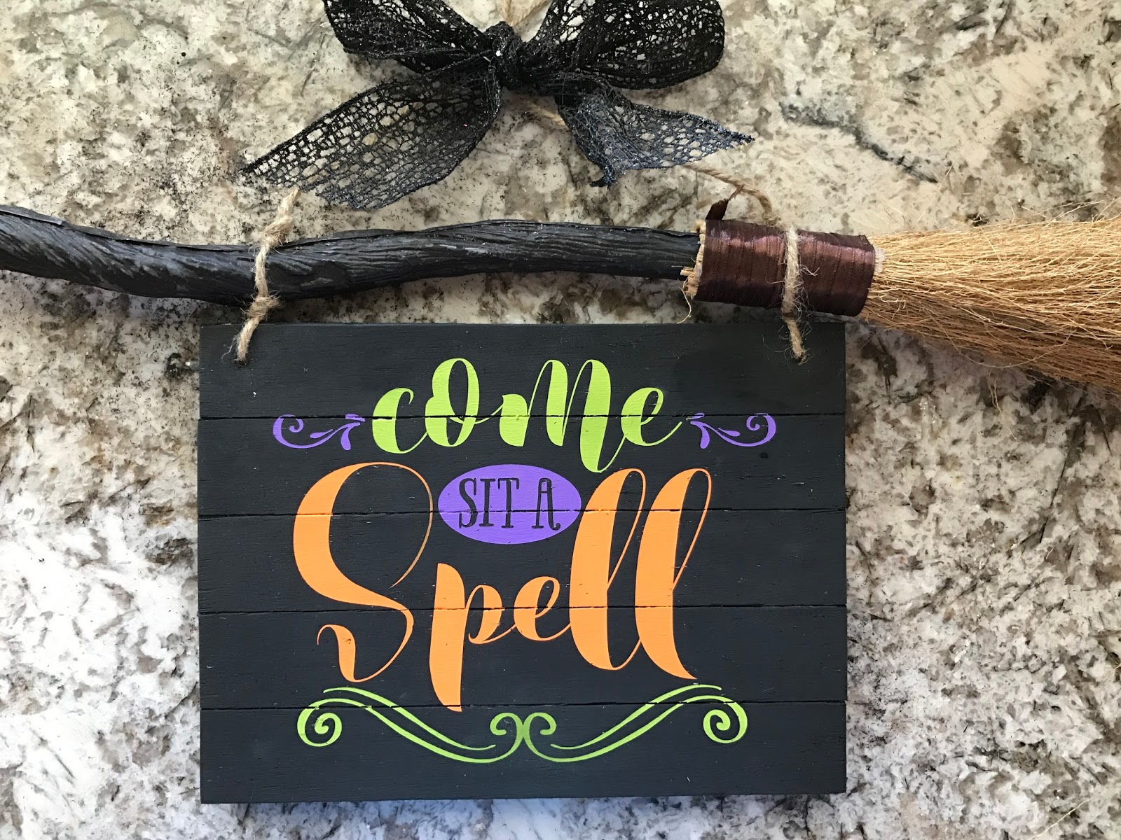 Come Sit a Spell Sign - Burton Avenue