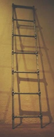 Vintage Show Off: Displays from Plumbing and PVC Pipe