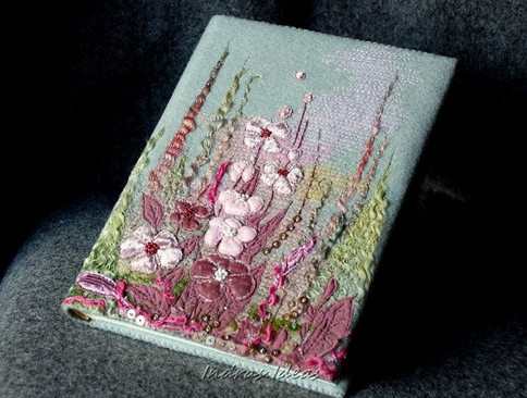 The best ideas for embroidery with landscapes from Indra ( Covers)