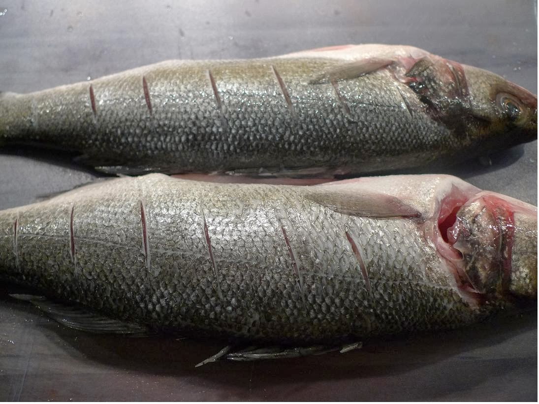 Amporn's Thai Kitchen: Thai steamed Bronzini fish with lime sauce