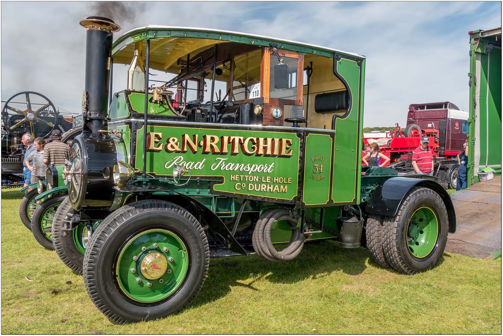 Lincolnshire Cam: Foden Steam powered Lorry.