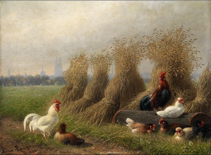 Fritz Lange (1851 - 1922) German Painter ~ Artists and Art