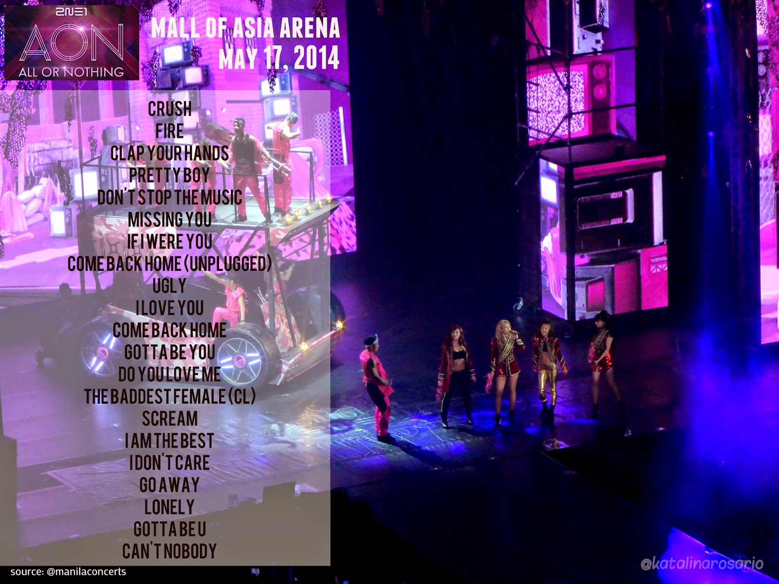 2NE1 Holds Successful Concert in Manila, Marks 5th Year as a Group ...