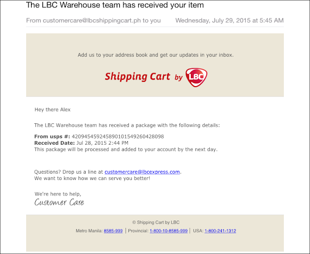 Shipping from the US to Philippines Made Easy with LBC Shipping Cart ...