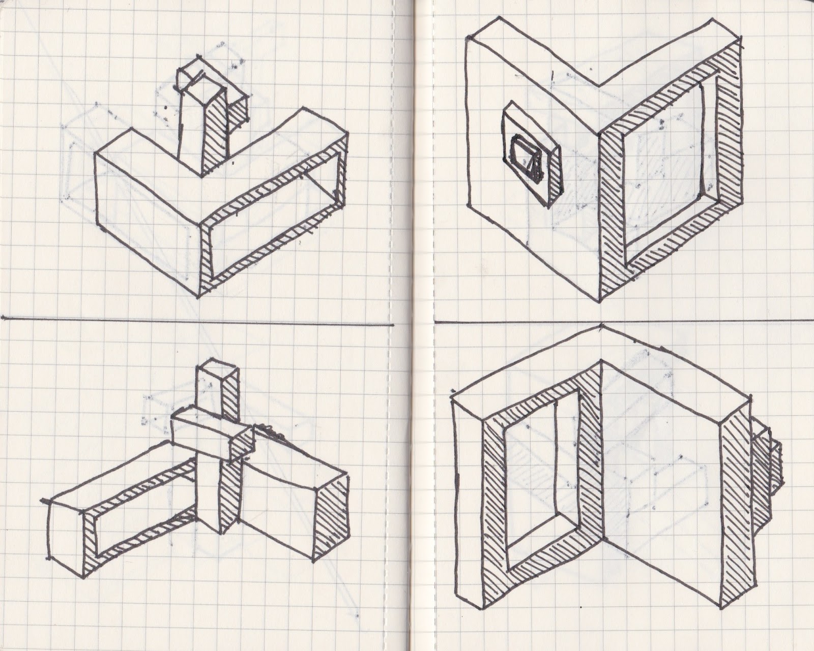 Jeff's ARCH: Axonometric drawings