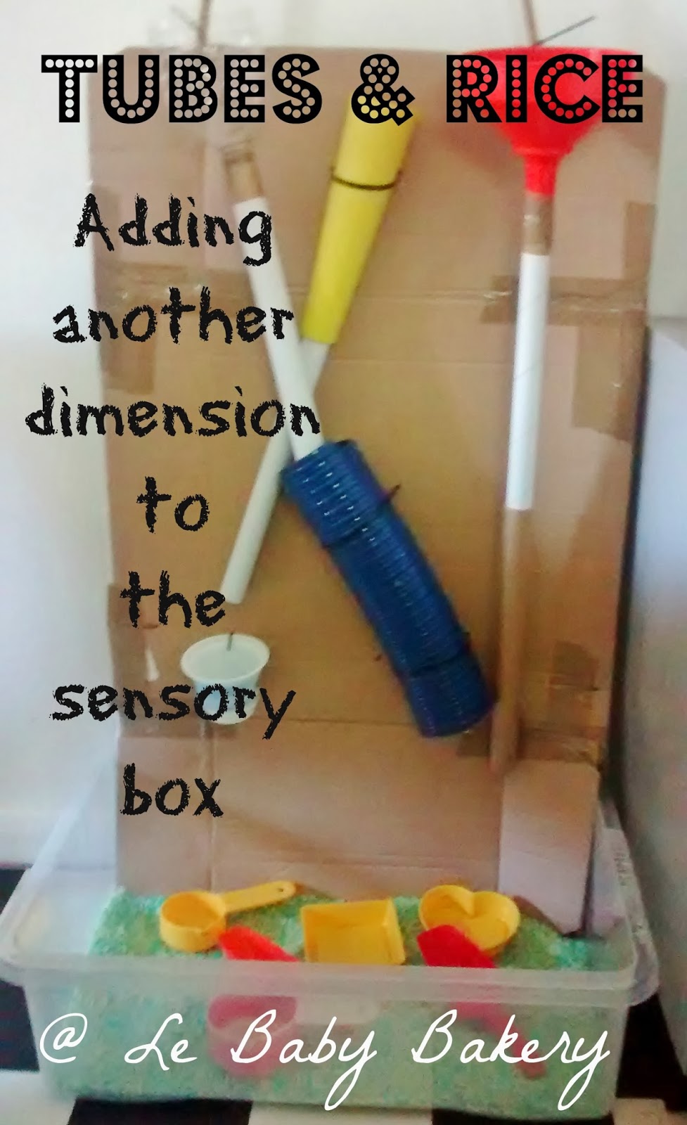 Rice & Tubes - Adding another dimension to the sensory box