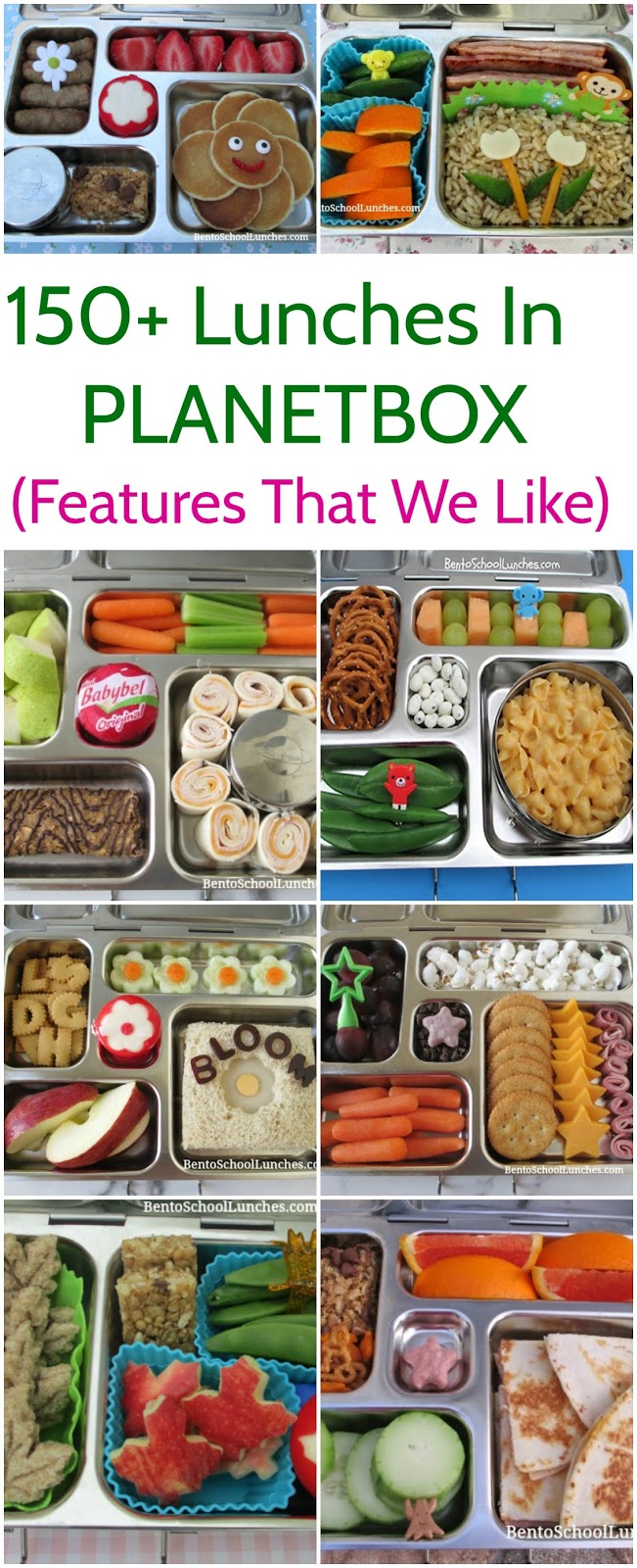 Bento School Lunches : 150+ Lunches In Planetbox & Features That We Like
