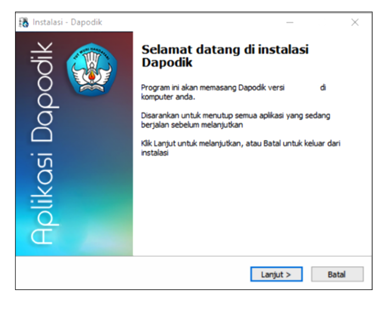 Langkah-Langkah Instal Aplikasi Dapodik Versi 2019 Data.Dikdasmen ... Langkah-Langkah Instal Aplikasi Dapodik Versi 2019 Data.Dikdasmen ...