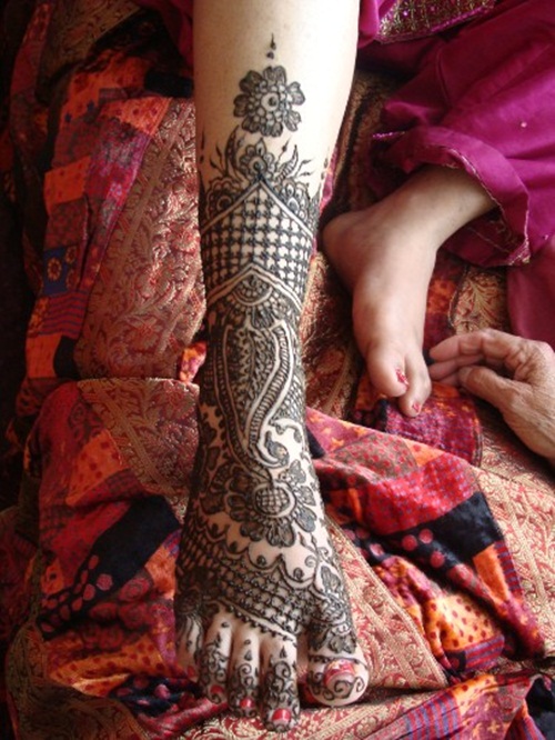 Mehandi Design For Bridal's Feets ~ Pakistani Mehandi Designs