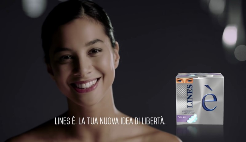 Le modelle della pubblicità: la ballerina dello spot LINES è
