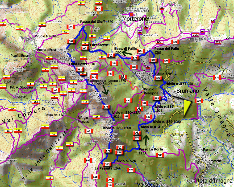 Una giornata in montagna: Il sentiero delle creste del Resegone