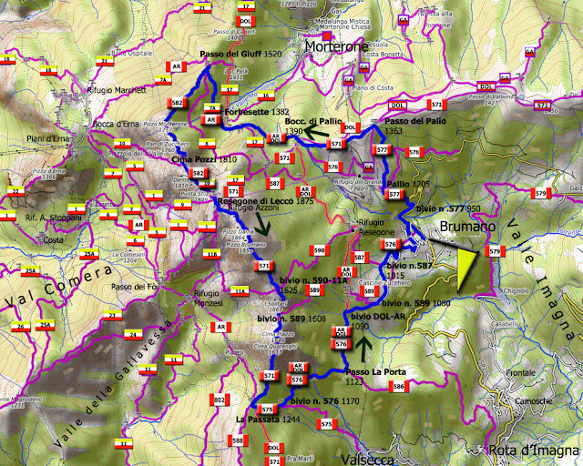 Una giornata in montagna: Il sentiero delle creste del Resegone