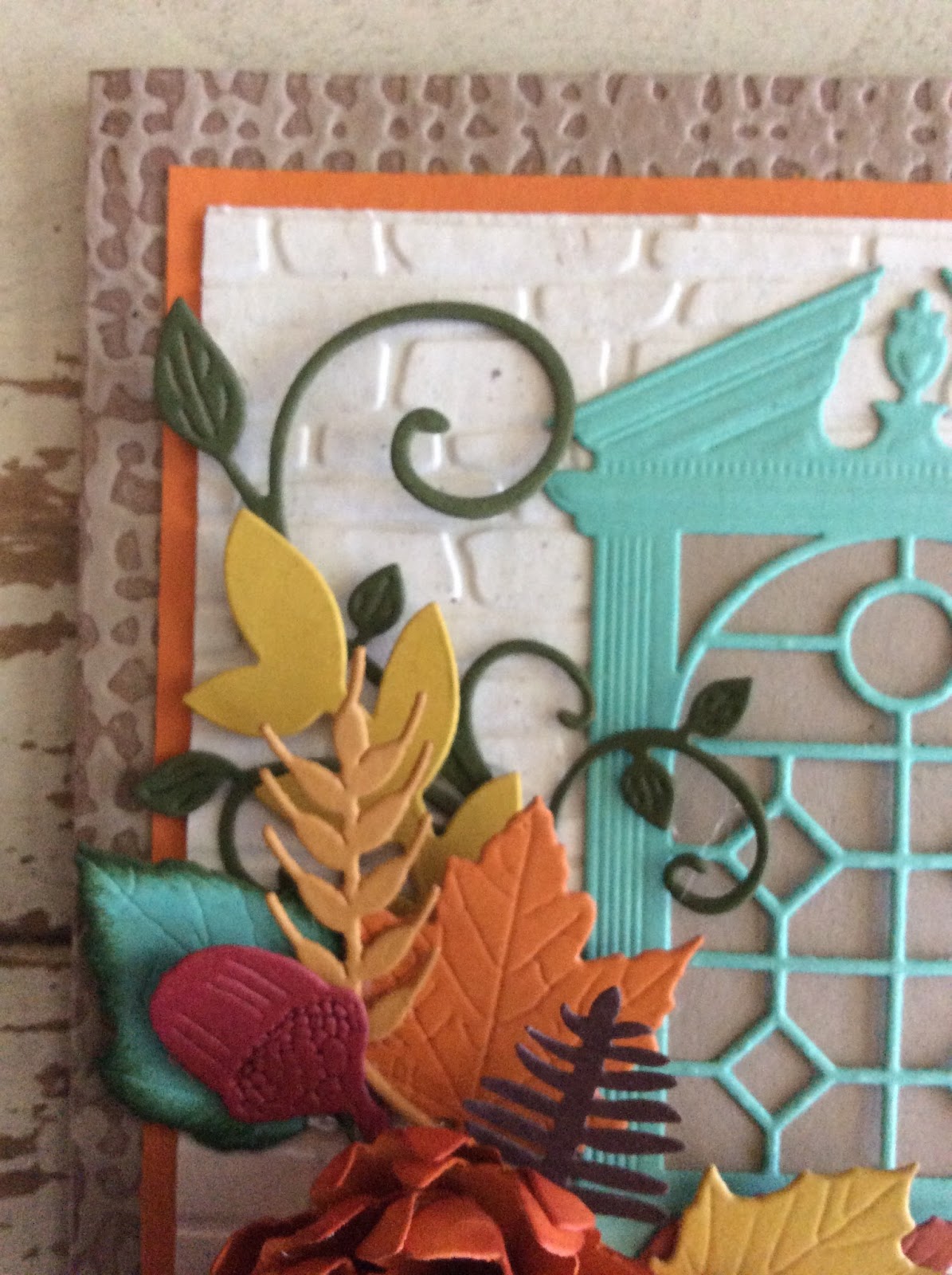 JanMade Cards: AC221 Thanksgiving Card - Fall Door Card - Paper Card ...