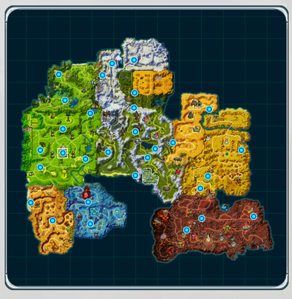 Avatar Guild DBO: DESBLOQUEAR MAPAS