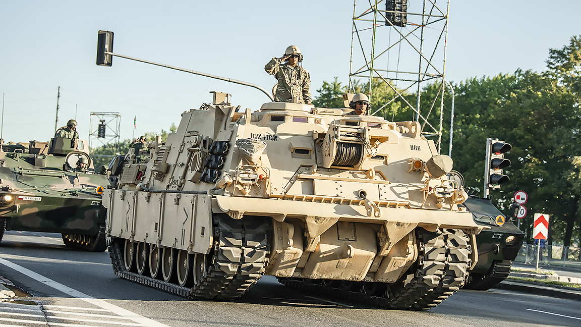 SNAFU!: Polish Armor (with some from the US 1st CAV) on parade...