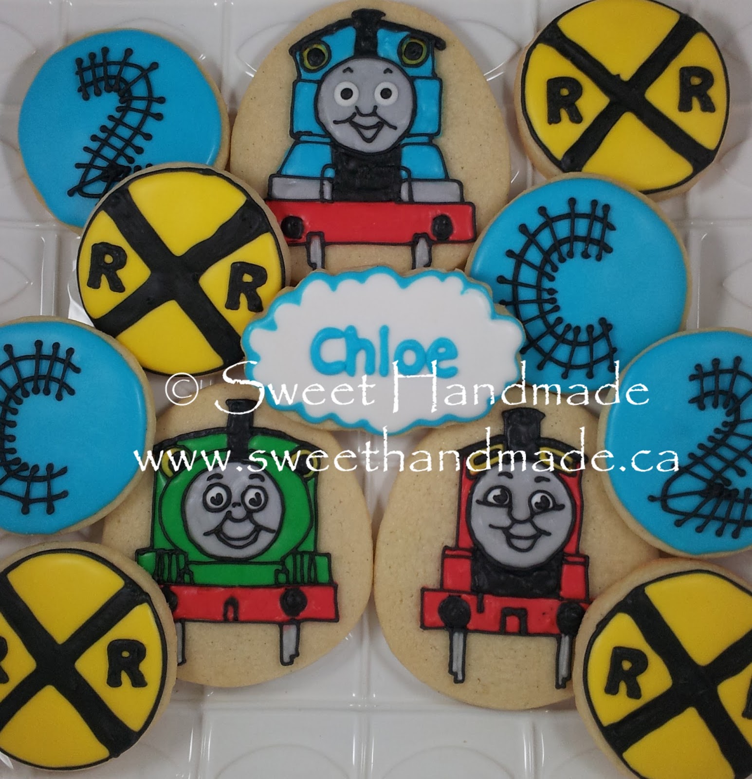 Sweet Handmade Cookies: Thomas the Tank Engine Set of Cookies