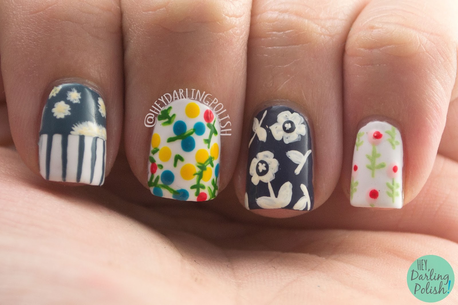 Hey, Darling Polish!: The Nail Challenge Collaborative: Tea Party - Week 4