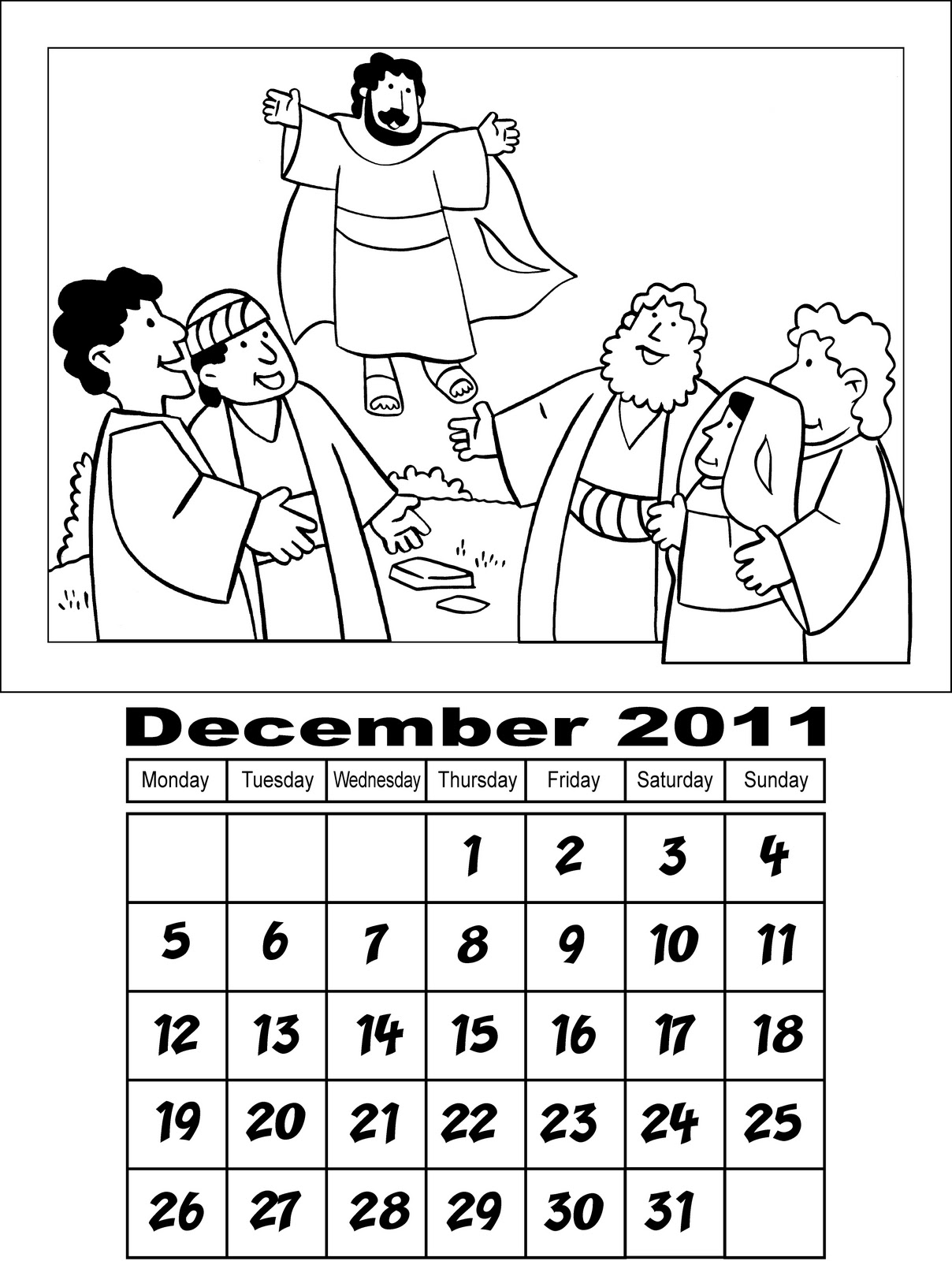 Calendar December 2011