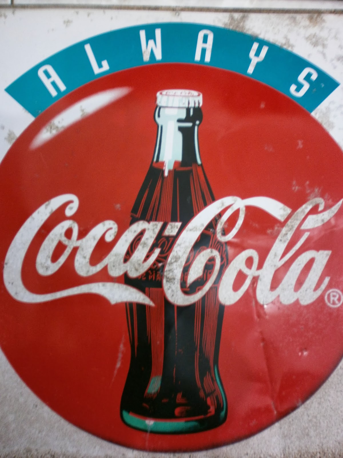 Antikpisan: Tin Sign Coca Cola Jadul "Always Coca Cola" ( SOLD OUT ...