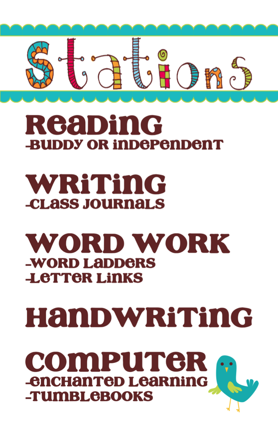 Daily/Weekly 5 Whatever . . . | Engaging Literacy