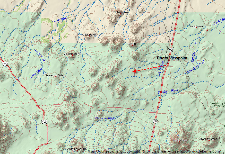 Antelope Arizona Map