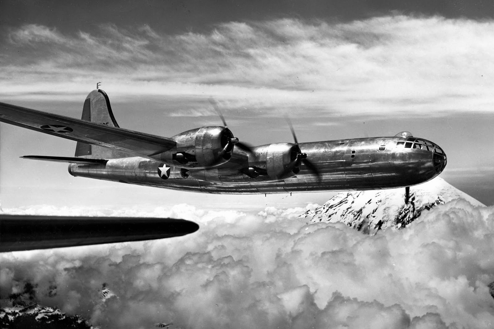 World War II Pictures In Details: Boeing XB-29 Superfortress in Flight