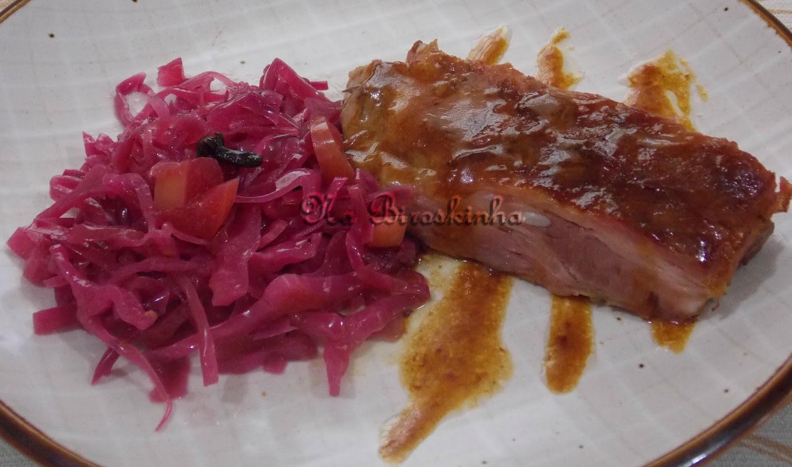 Repolho Roxo com Maçã - Na Biroskinha