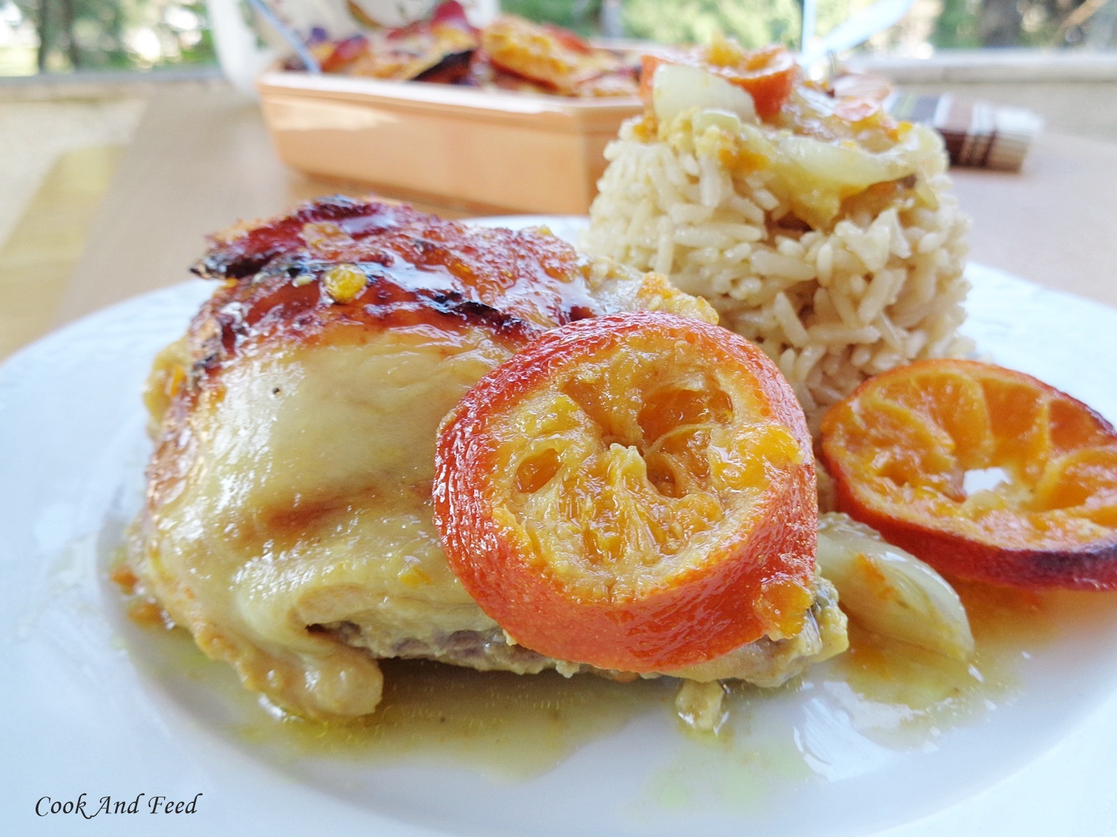 Κοτόπουλο Με Μανταρίνια/Chicken With Tangerines | Cook And Feed