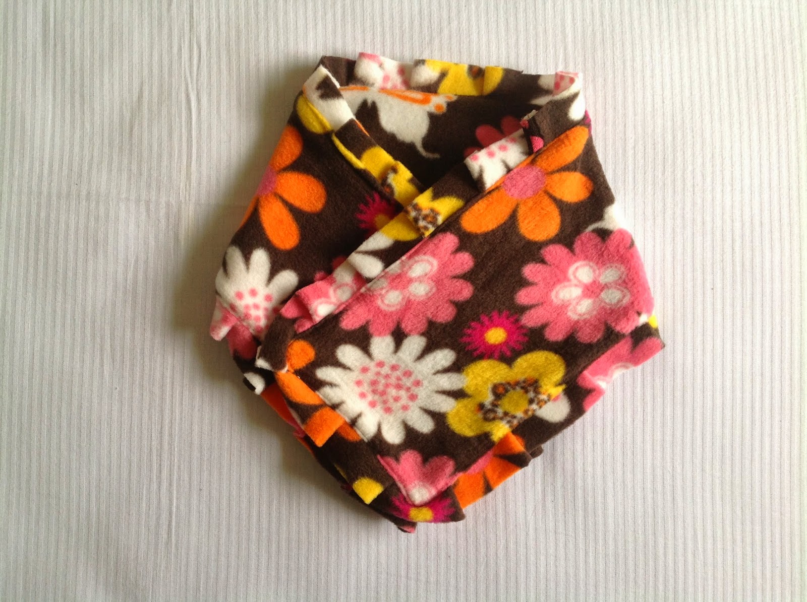 Fleece Cowl Sewing Pattern, Women's Ruffled Cowl, Neck Warmer Tutorial ...