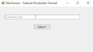 Create Watermark / Placeholder Textbox Visual Basic Net 2017 - Jadwal ...