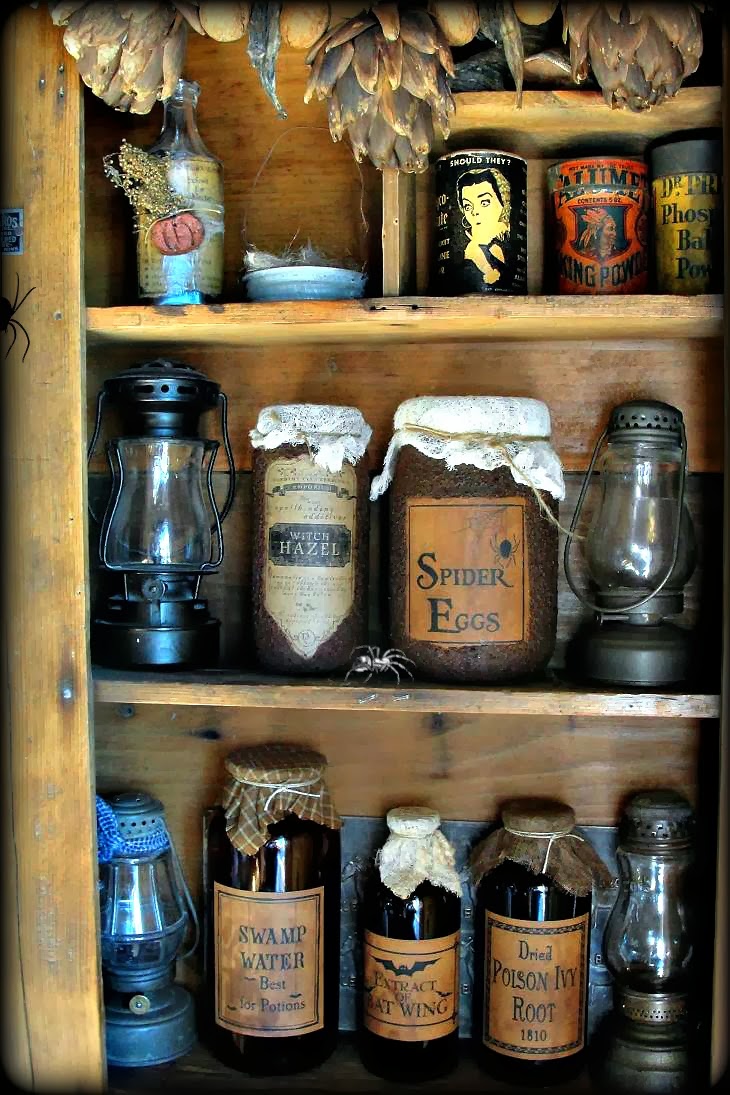 The Cranky Crow: 13 Days of Halloween: Day 1 ~ The Witch's Pantry