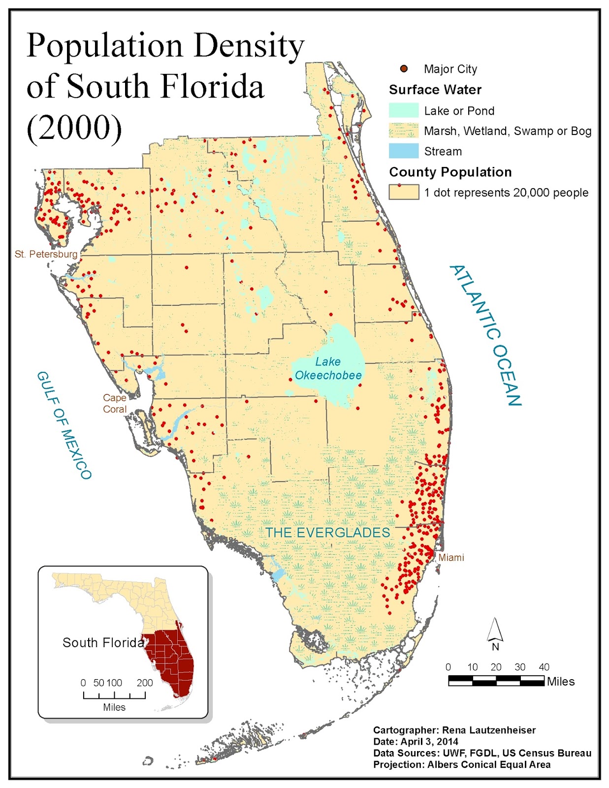 Lautzy GIS: GIS3015 Module 11 Lab: Dot Density Mapping