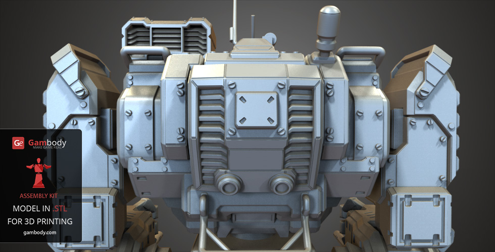 MechWarrior - Battlemaster 3D Printable Model | Nixon's 3D Models