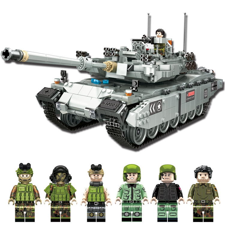 Panlos 632002, 632003, 632005: Three Military Tank Variants Builds Preview