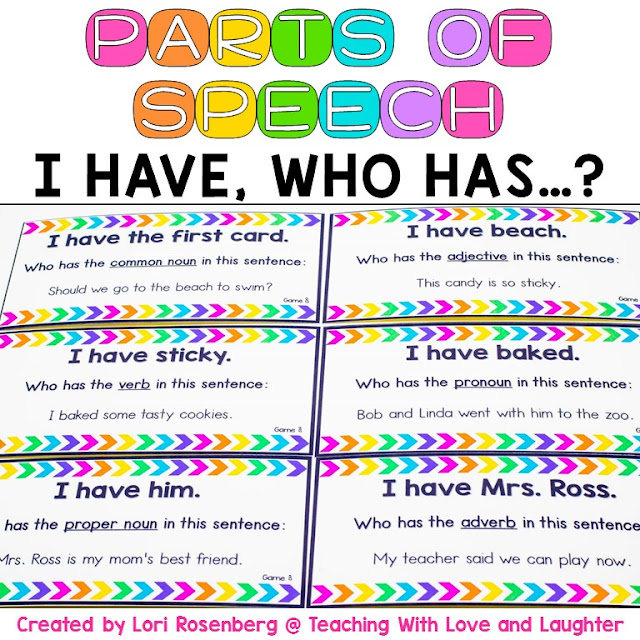 Teaching With Love and Laughter: I Have...Who Has...?