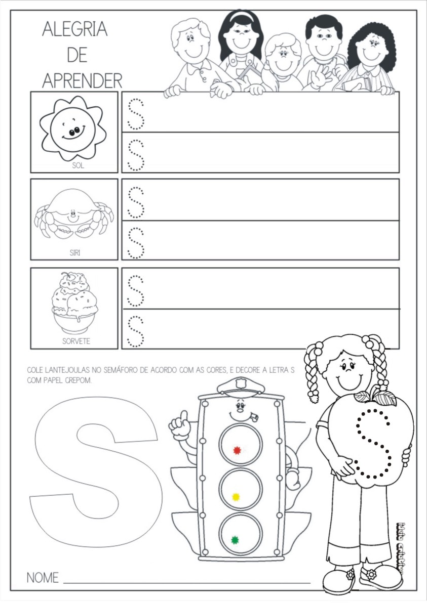 Atividade Da Letra S Educação Infantil - EDUCA