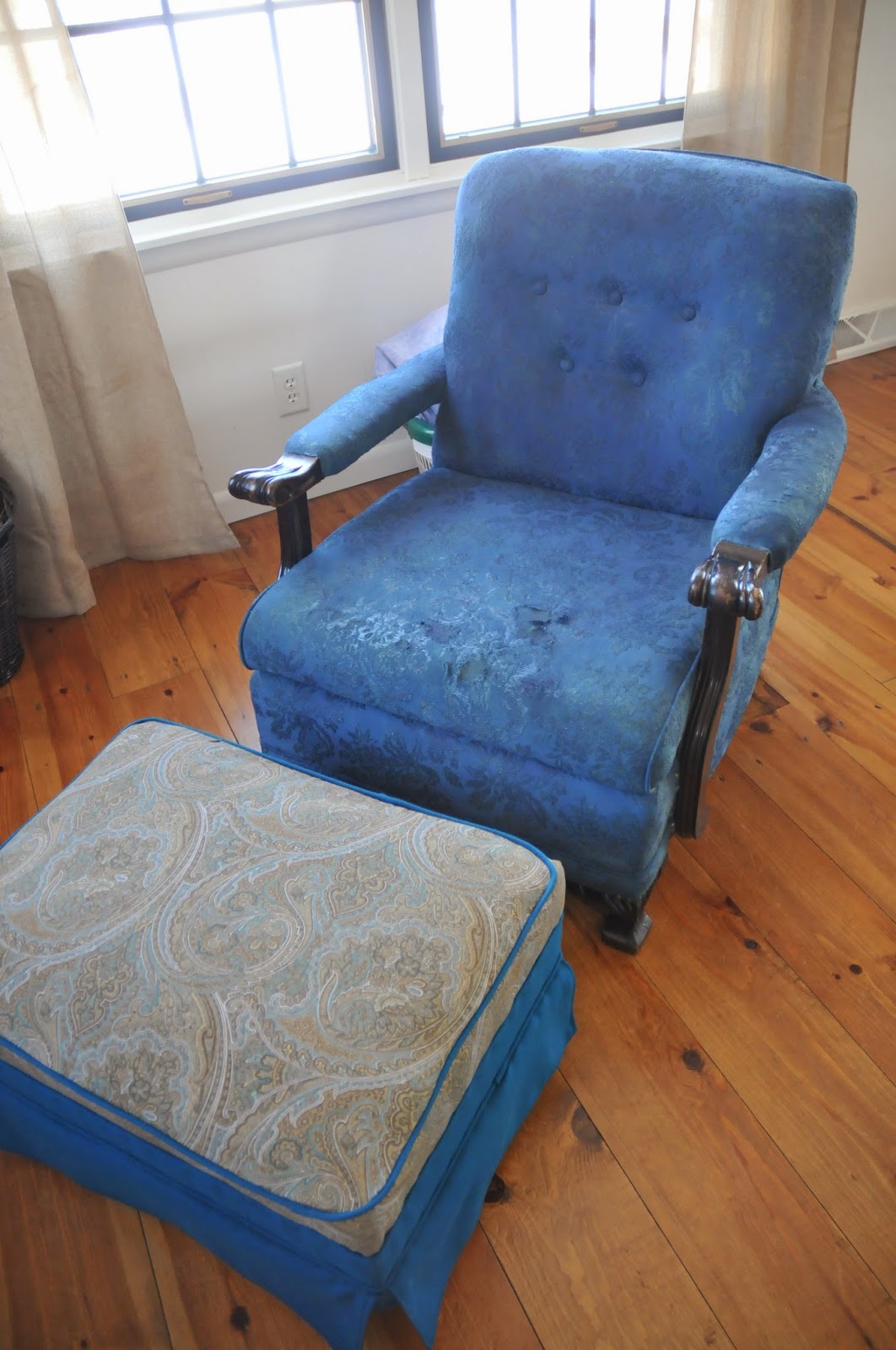 plum tree place: Chair Dye Job