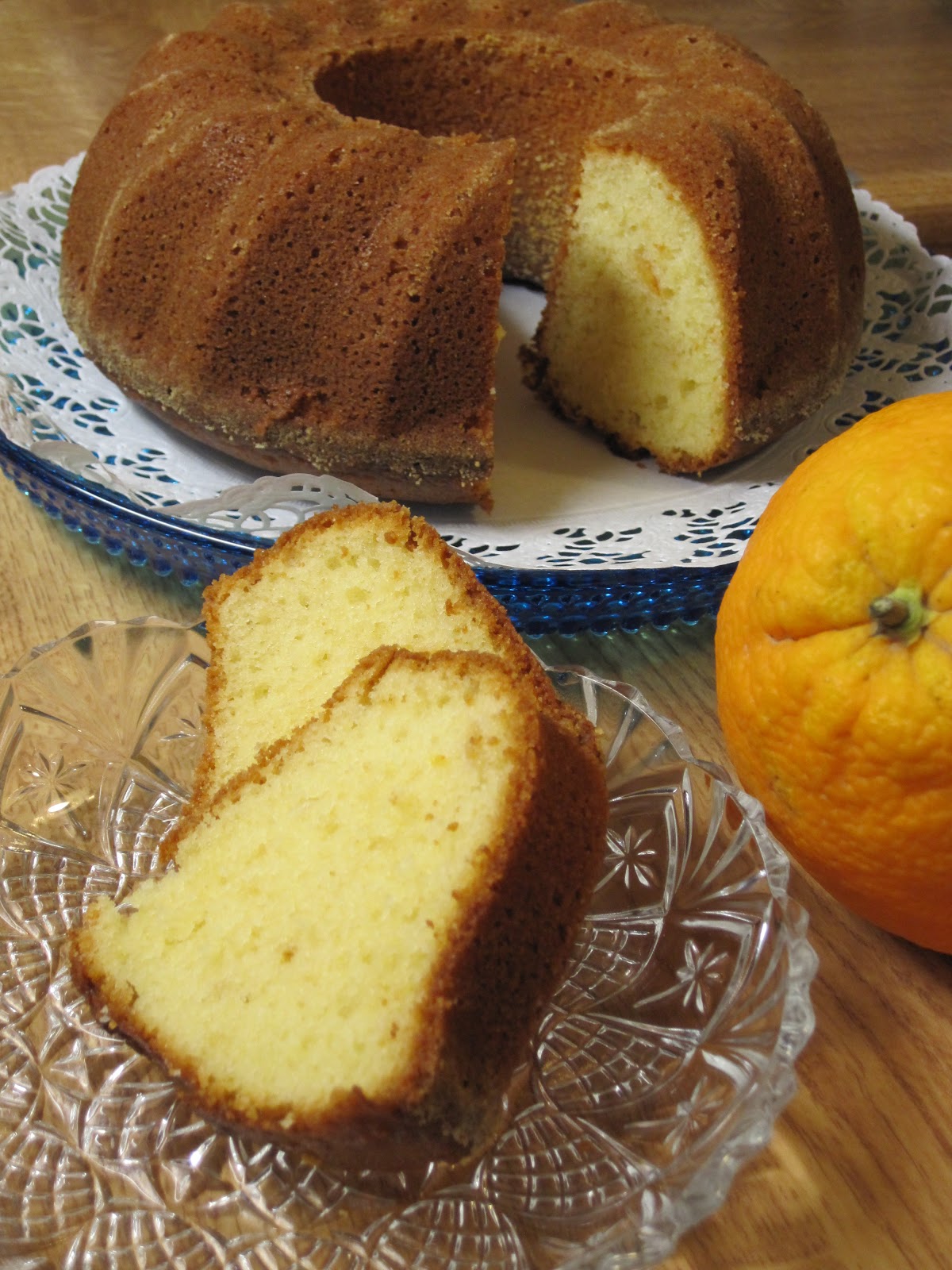 Kokkeillaan: Anopin appelsiinikakku