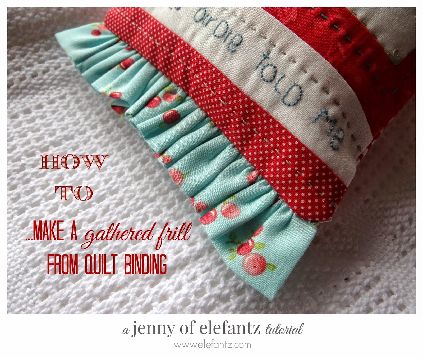 Jenny of ELEFANTZ: Tutorial ~ gathered frills!