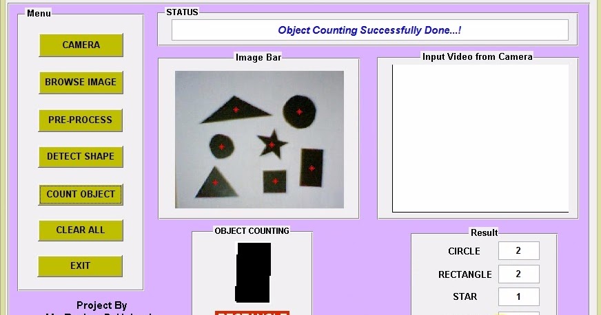 Matlab Project For Shape Detection And Recognition Using Image Processing Full Source Code