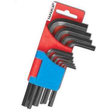 Taparia KI 10V Allen Key Set inch Size