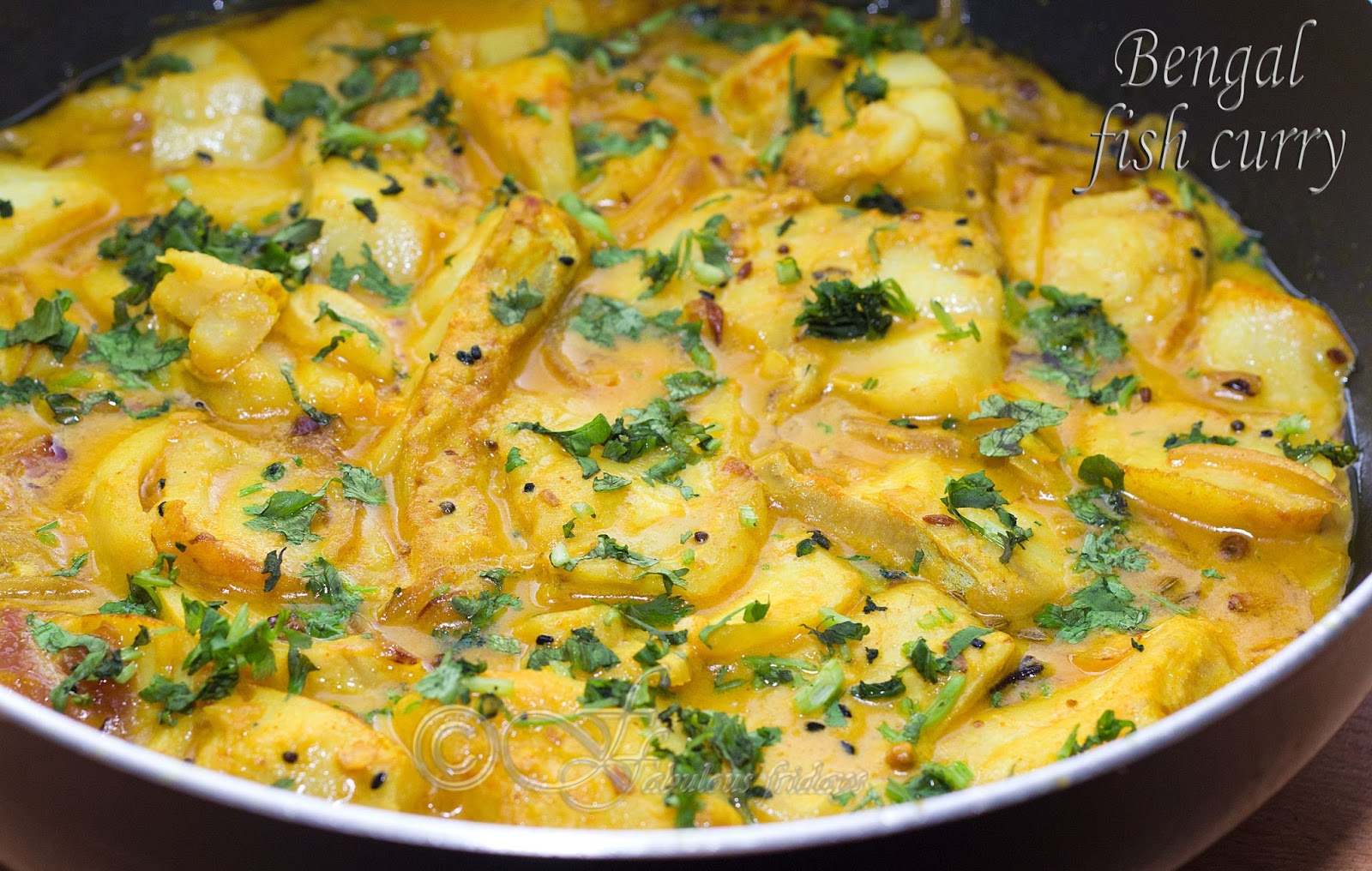 fabulous fridays: Bengal Fish Curry with Spiced Rice