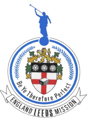 England Leeds Mission 2013-2015: The Field
