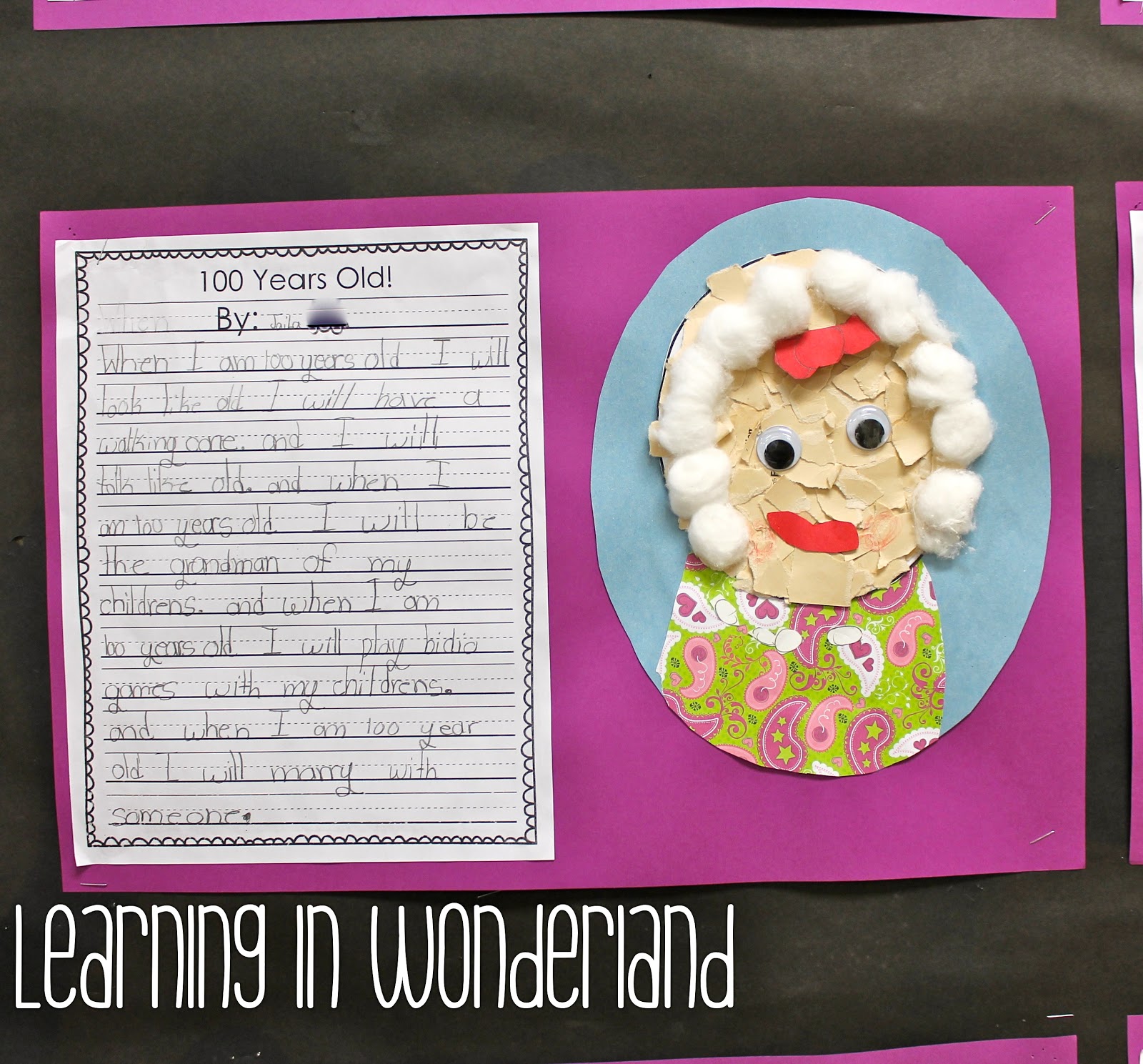 100th Day of School Craft | Learning In Wonderland